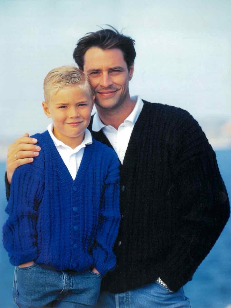 Gutte- og herrecardigan
